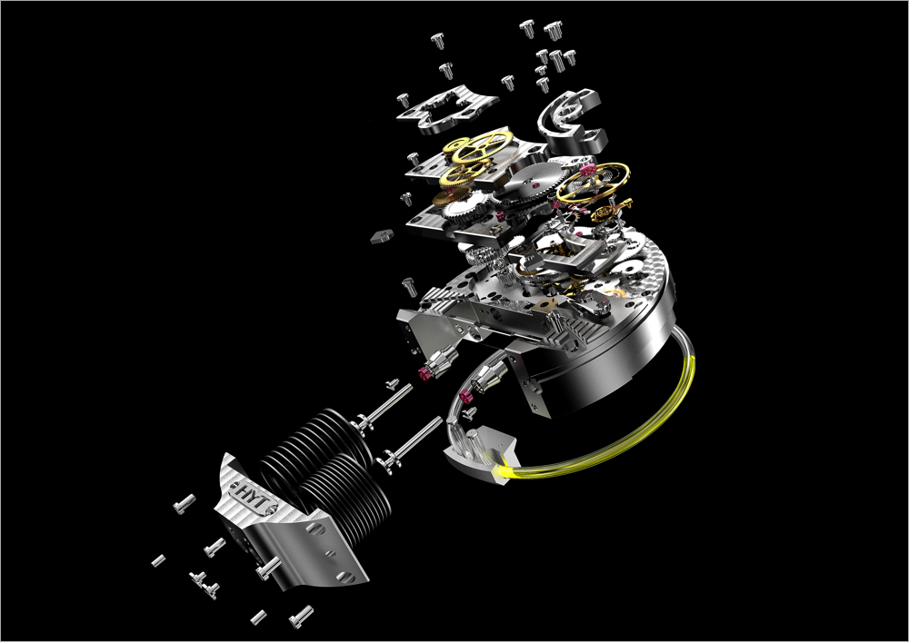 HYT H1 Liquid Mechanical Movement | Professional Watches