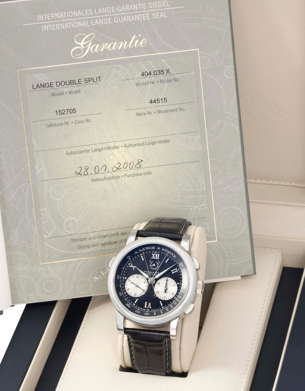 A. Lange & Söhne Double-Split in Stainless Steel | Professional Watches