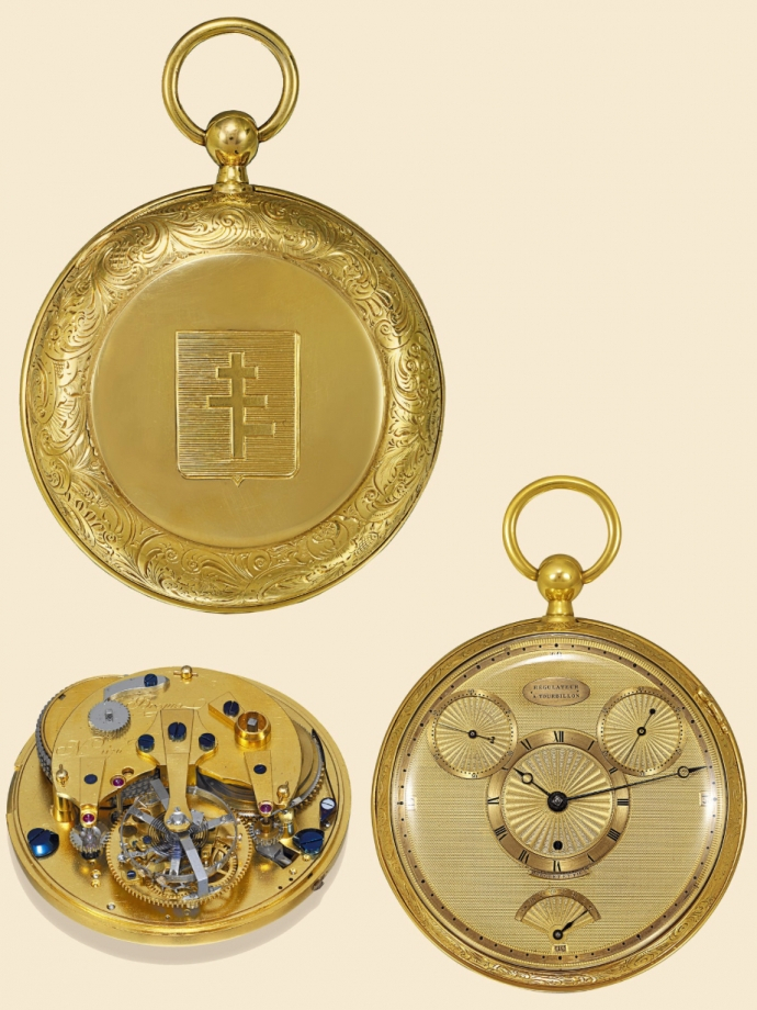 A pocket watch that first sold in 1809 and was purchased by Breguet at ...