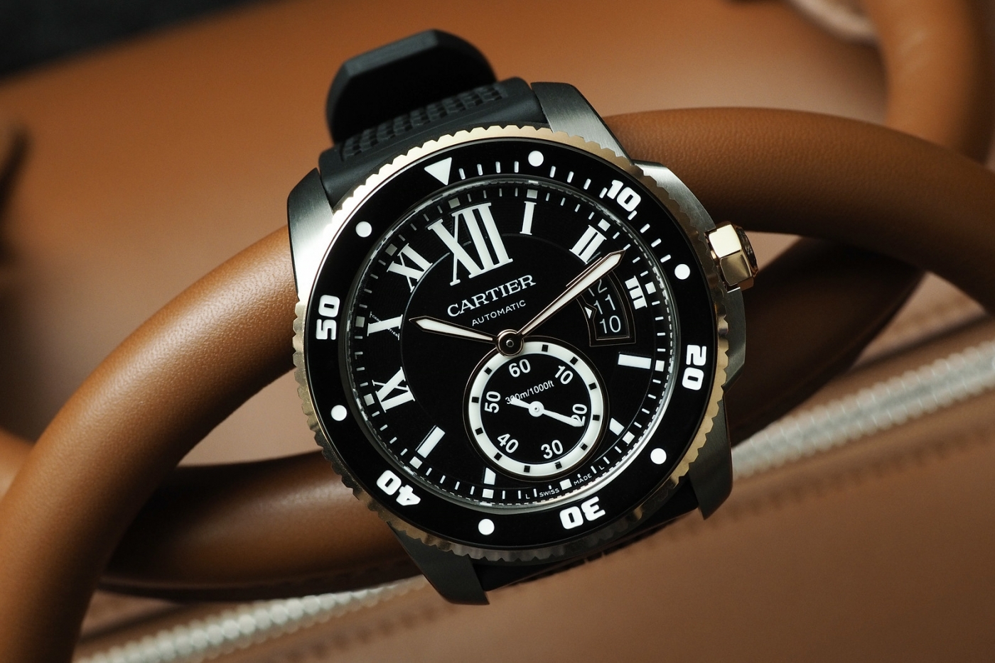 Review: Cartier Two-Tone Diver's Watch | Professional Watches