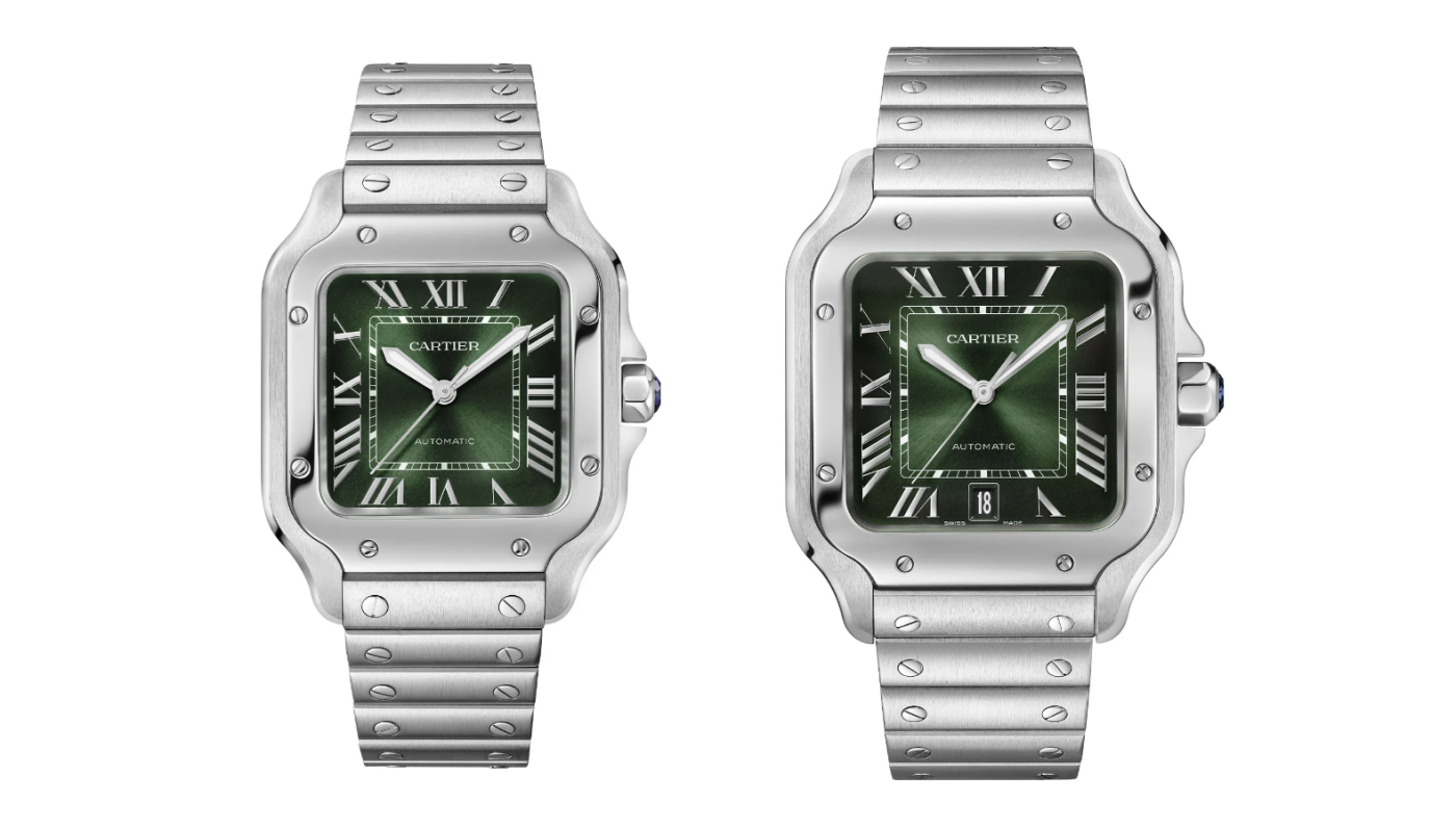 Smoky Green Santos de Cartier | Professional Watches